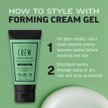 Forming Cream Hair Gel for Defined Curls | American Crew